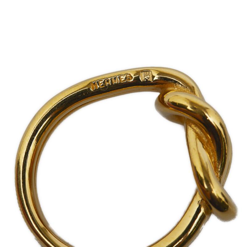 HERMES（エルメス） アタメ スカーフリング ゴールド メッキ