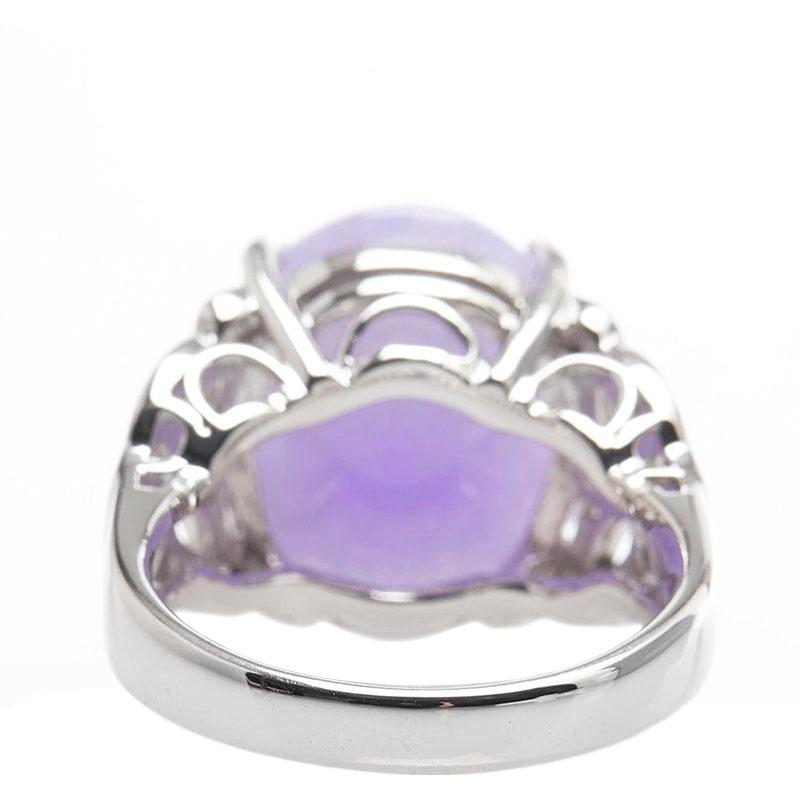 Pt900 プラチナ ラベンダーヒスイ13.86ct ダイヤ0.19ct リング 指輪 レディース 12.5号 中古 : 銀座パリス Yahoo!ショッピング店 - 通販 - Yahoo!ショッピング