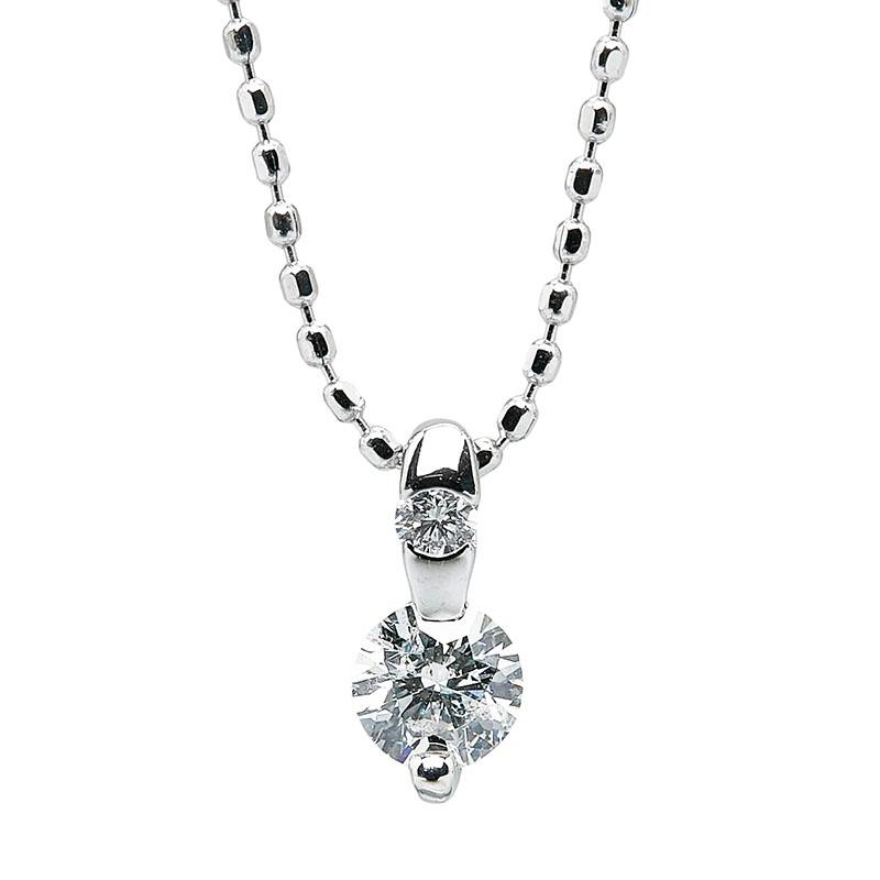 K18WG ホワイトゴールド ダイヤ0.20ct ネックレス レディース 中古 : 銀座パリス Yahoo!ショッピング店 - 通販 - Yahoo!ショッピング