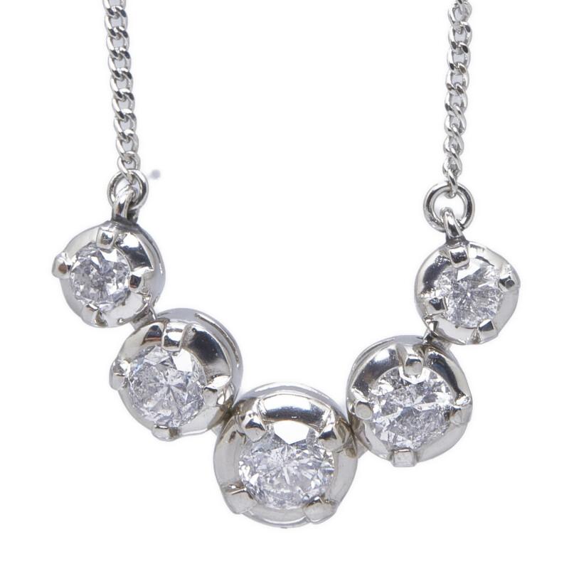 Pt900 プラチナ Pt850 ダイヤ1.00ct ネックレス レディース 中古 : 銀座パリス Yahoo!ショッピング店 - 通販 - Yahoo!ショッピング