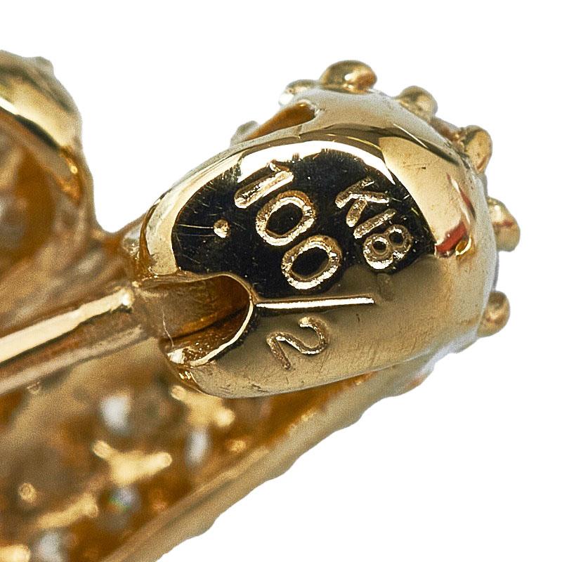 K18YG イエローゴールド ダイヤ1.00ct パヴェ ピアス イヤリング 2WAY レディース 中古 : 銀座パリス Yahoo!ショッピング店 - 通販 - Yahoo!ショッピング