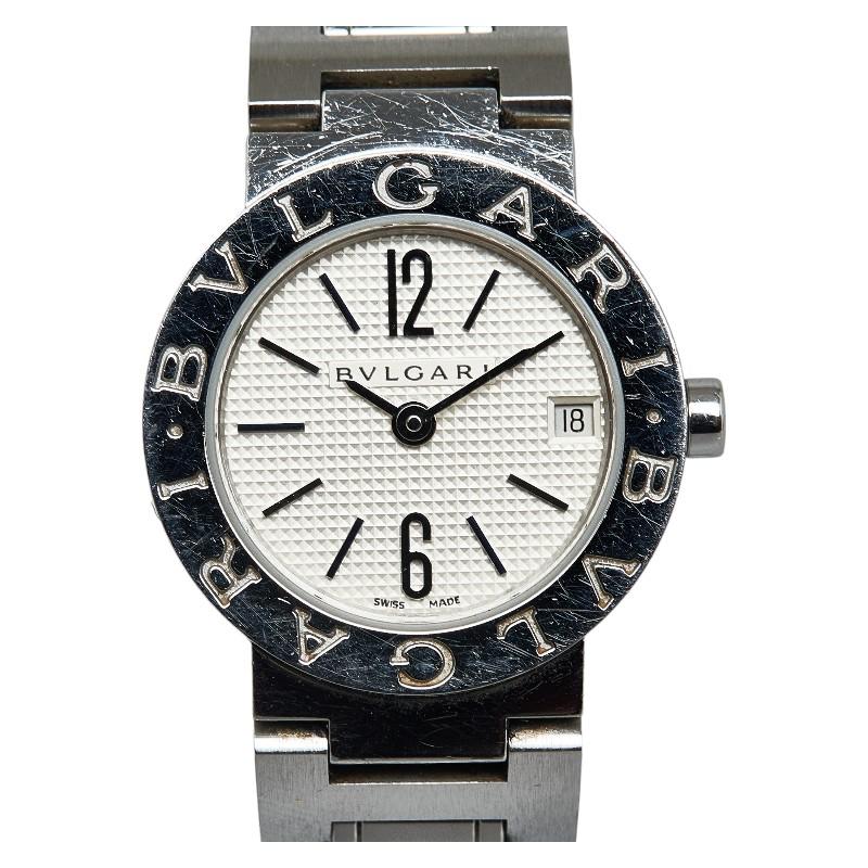 ブルガリ ブルガリブルガリ デイト 腕時計 BB23 クオーツ ホワイト文字盤 ステンレススチール レディース BVLGARI 【中古】 : 1-0133559 : 銀座パリス Yahoo ...
