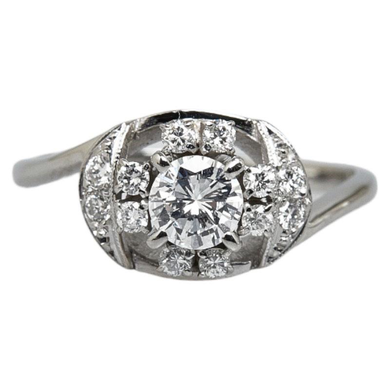 Pt900 プラチナ ダイヤ0.35ct リング 指輪 レディース 9.5号 中古 : 銀座パリス Yahoo!ショッピング店 - 通販 - Yahoo!ショッピング