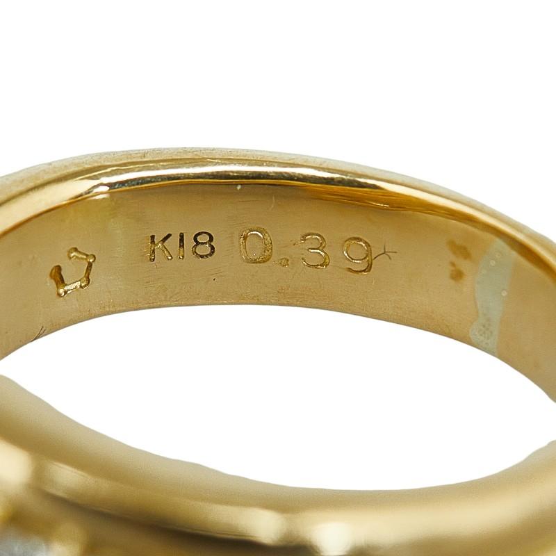 星の砂 K18YG イエローゴールド ダイヤ0.39ct リング 指輪 レディース 5号 中古 :1-0144109:銀座パリス Yahoo!ショッピング店 - 通販 - Yahoo!ショッピング