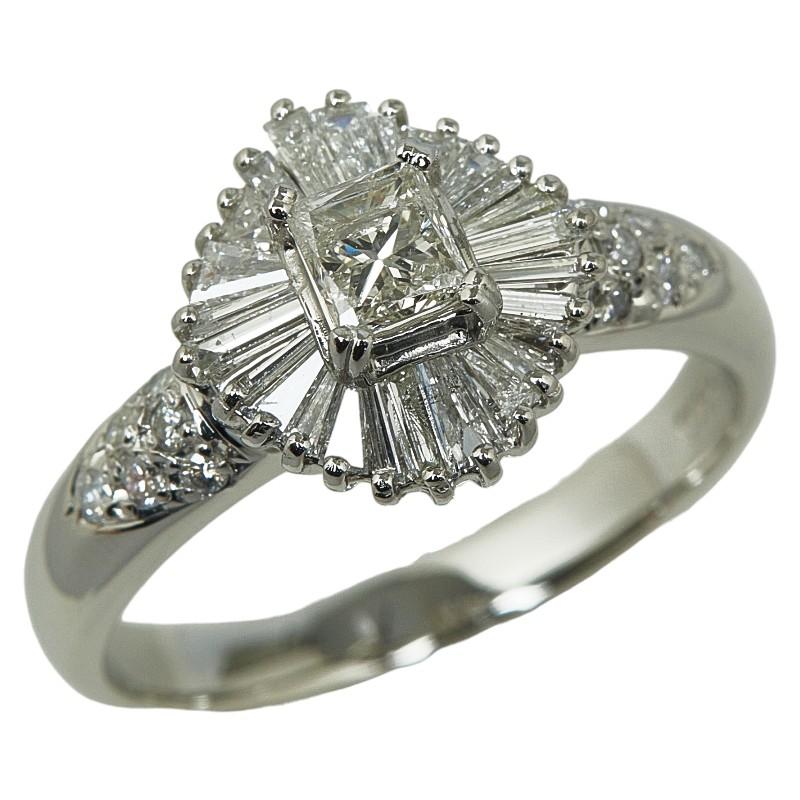 Pt900 プラチナ ダイヤ0.70ct リング 指輪 レディース 14号 中古 : 銀座パリス Yahoo!ショッピング店 - 通販 - Yahoo!ショッピング