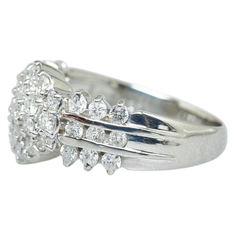 Pt900 プラチナ ダイヤ1.30ct リング 指輪 レディース 12号 中古 : 銀座パリス Yahoo!ショッピング店 - 通販 - Yahoo!ショッピング