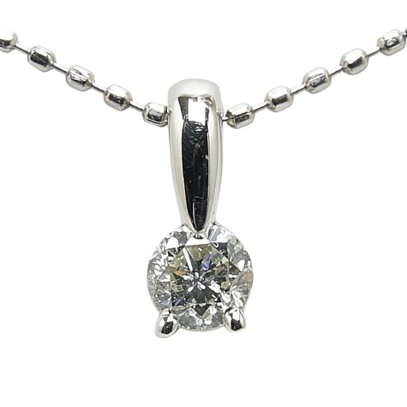Pt900 プラチナ Pt850 ダイヤ0.23ct ネックレス レディース 中古 : 銀座パリス Yahoo!ショッピング店 - 通販 - Yahoo!ショッピング