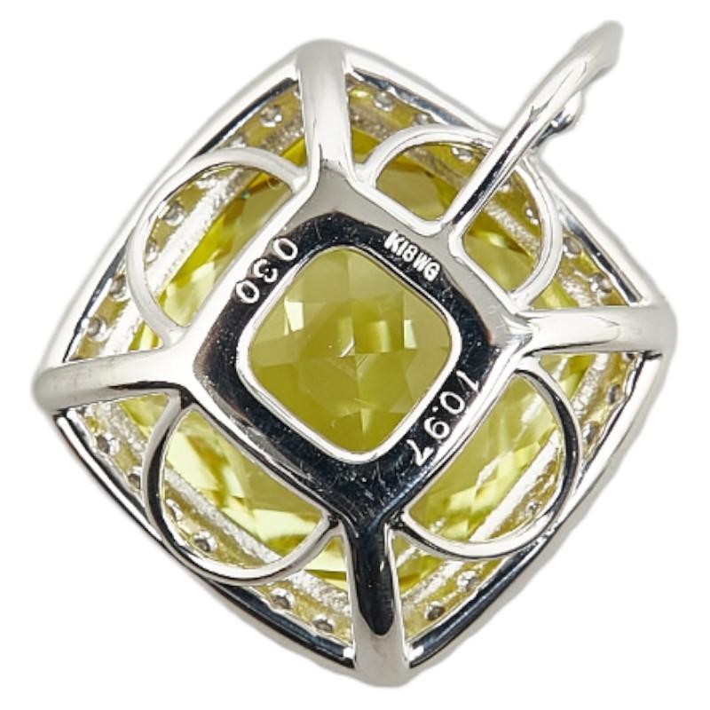 K18WG ホワイトゴールド クオーツ10.97ct ダイヤ0.30ct ペンダントトップ レディース 中古 : 1-0158012 : 銀座パリス Yahoo!ショッピング店 - 通販 ...