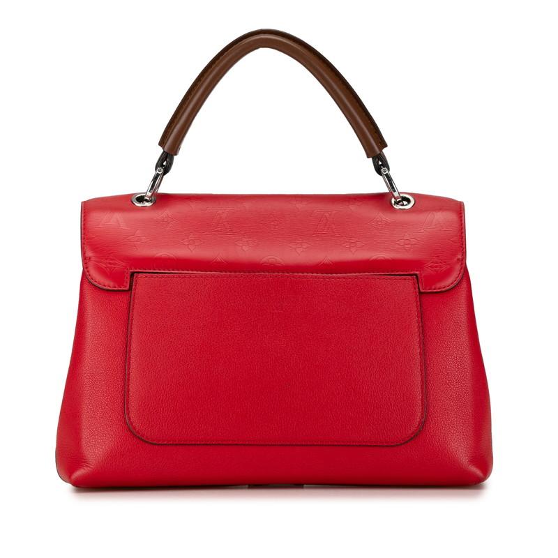 ルイ ヴィトン モノグラム ヴェリー ハンドバッグ ショルダーバッグ 2WAY M42905 レッド ブラウン レザー LOUIS VUITTON 【中古】 LOUIS VUITTON（ルイ・ヴィトン） ルイ ヴィトン モノグラム ヴェリー