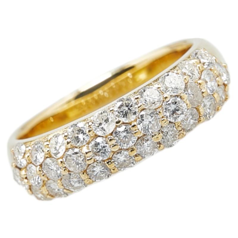 K18YG イエローゴールド ダイヤ1.00ct リング 指輪 レディース 11号 中古 : 銀座パリス Yahoo!ショッピング店 - 通販 - Yahoo!ショッピング