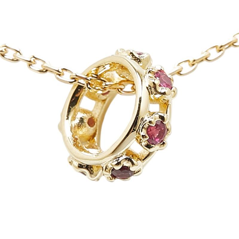K18YG イエローゴールド ルビー impresse ペンダントネックレス レディース 中古 : 銀座パリス Yahoo!ショッピング店 ...