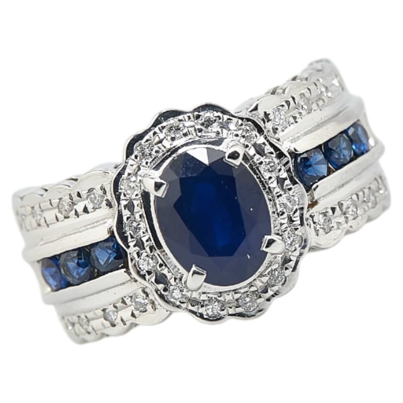 Pt900 プラチナ サファイア2.33ct ダイヤ0.20ct リング 指輪 #51 レディース 11.5号 中古 : 銀座パリス Yahoo!ショッピング店 - 通販 - Yahoo!ショッピング