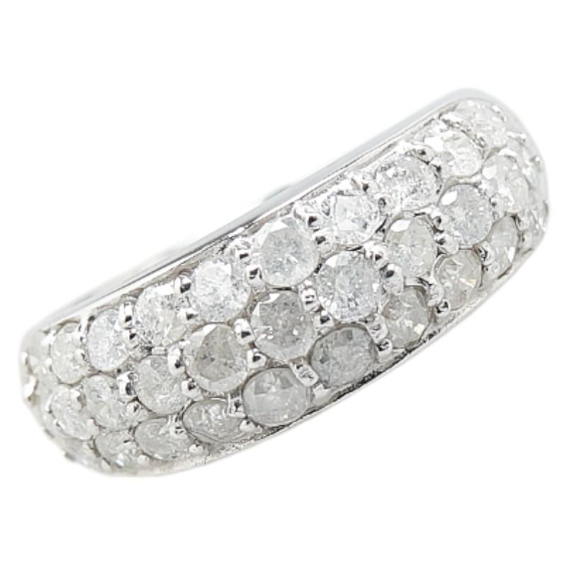 K18WG ホワイトゴールド ダイヤ1.00ct リング 指輪 レディース 6号 中古 : 銀座パリス Yahoo!ショッピング店 - 通販 - Yahoo!ショッピング