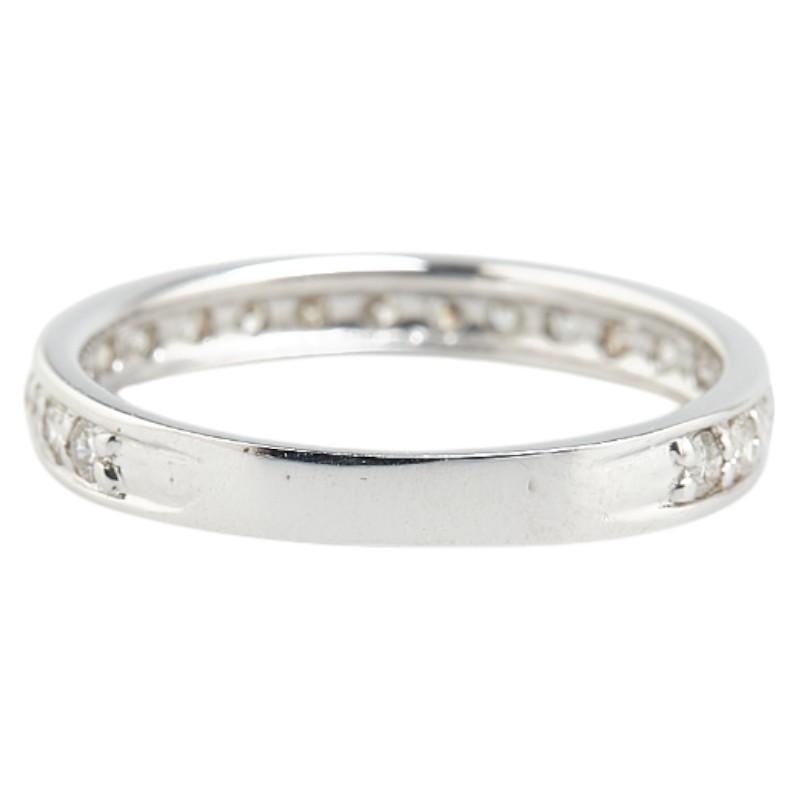 K18WG ホワイトゴールド ダイヤ0.50ct ハーフエタニティ リング 指輪 #52 レディース 12号 中古 : 銀座パリス Yahoo!ショッピング店 - 通販 - Yahoo!ショッピング