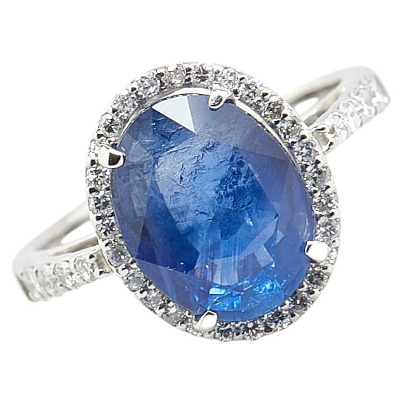 Pt900 プラチナ サファイア5.47ct ダイヤ0.41ct リング 指輪 #54 レディース 14号 中古 : 銀座パリス Yahoo!ショッピング店 - 通販 - Yahoo!ショッピング