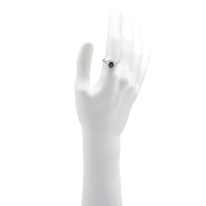 Pt900 プラチナ サファイア1.003ct ダイヤ0.39ct リング 指輪 レディース 17号 中古 : 銀座パリス Yahoo!ショッピング店 - 通販 - Yahoo!ショッピング