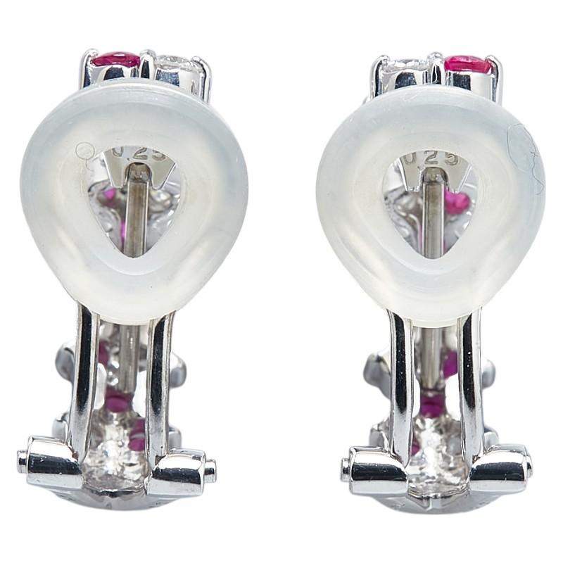K18WG ホワイトゴールド ルビー0.72ct ダイヤ0.50ct ピアス レディース 中古 : 銀座パリス Yahoo!ショッピング店 - 通販 - Yahoo!ショッピング