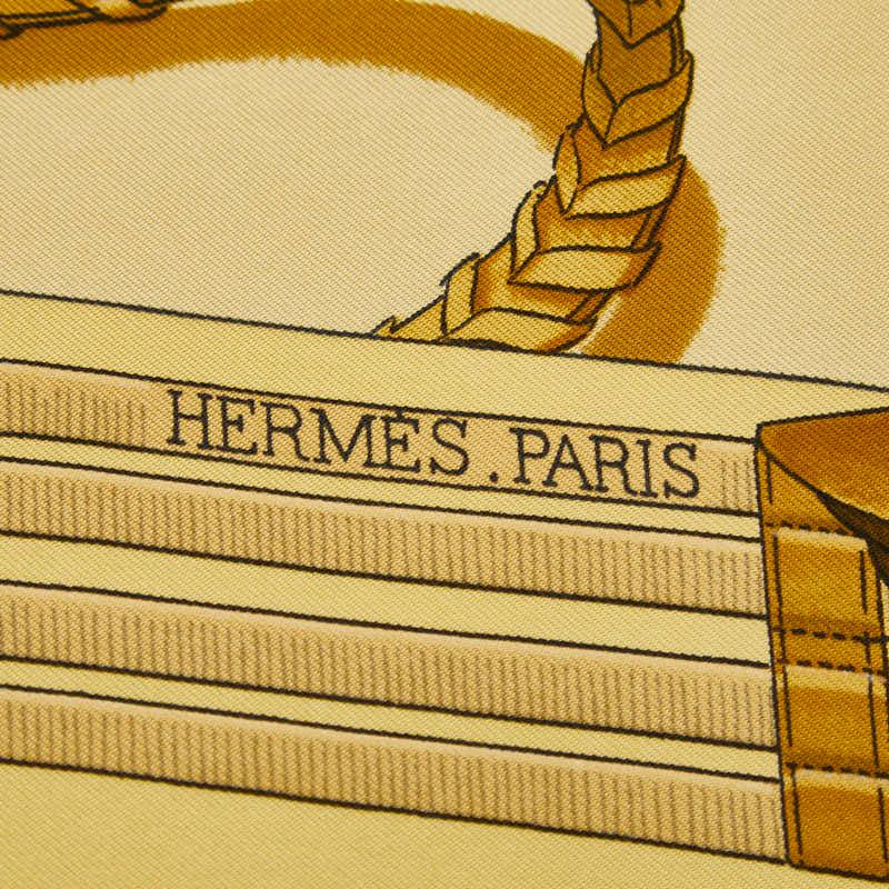 HERMES エルメス カレ90 LEDOUX JUMPING ジャンピング スカーフ イエロー ゴールド マルチカラー シルク レディース 【中古】 : 銀座パリス Yahoo!ショッピング ...