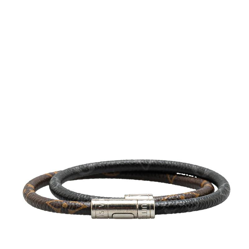 LOUIS VUITTON ルイ ヴィトン モノグラム エクリプス マカサー キープイット ブレスレット M6555E ブラウン ブラック PVC 【中古】 : 銀座パリス Yahoo ...