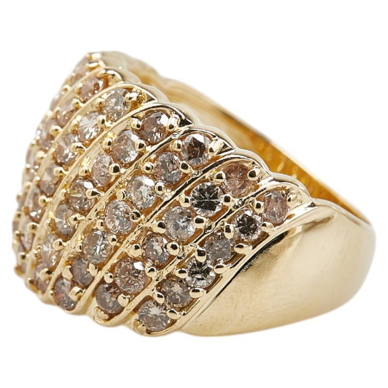 K18YG イエローゴールド ダイヤ2.03ct リング 指輪 レディース 11.5号 中古 : 銀座パリス Yahoo!ショッピング店 - 通販 - Yahoo!ショッピング