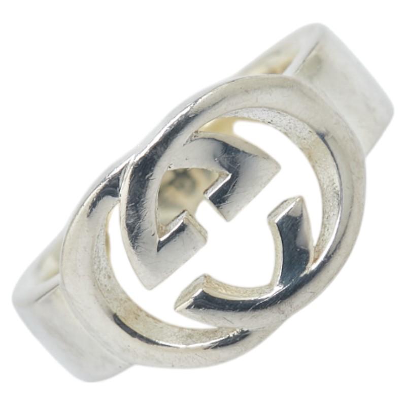 GUCCI グッチ インターロッキングG リング 指輪 #7 SV925 シルバー レディース 【中古】 : 銀座パリス Yahoo!ショッピング店 - 通販 - Yahoo!ショッピング