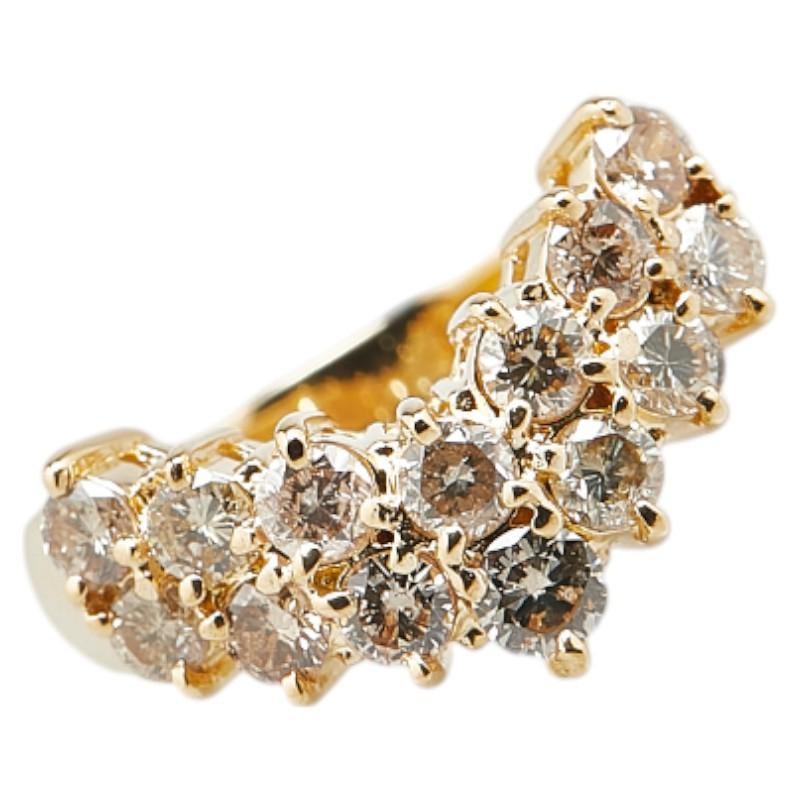 K18YG イエローゴールド ダイヤ1.00ct リング 指輪 レディース 9号 中古 : 銀座パリス Yahoo!ショッピング店 - 通販 - Yahoo!ショッピング