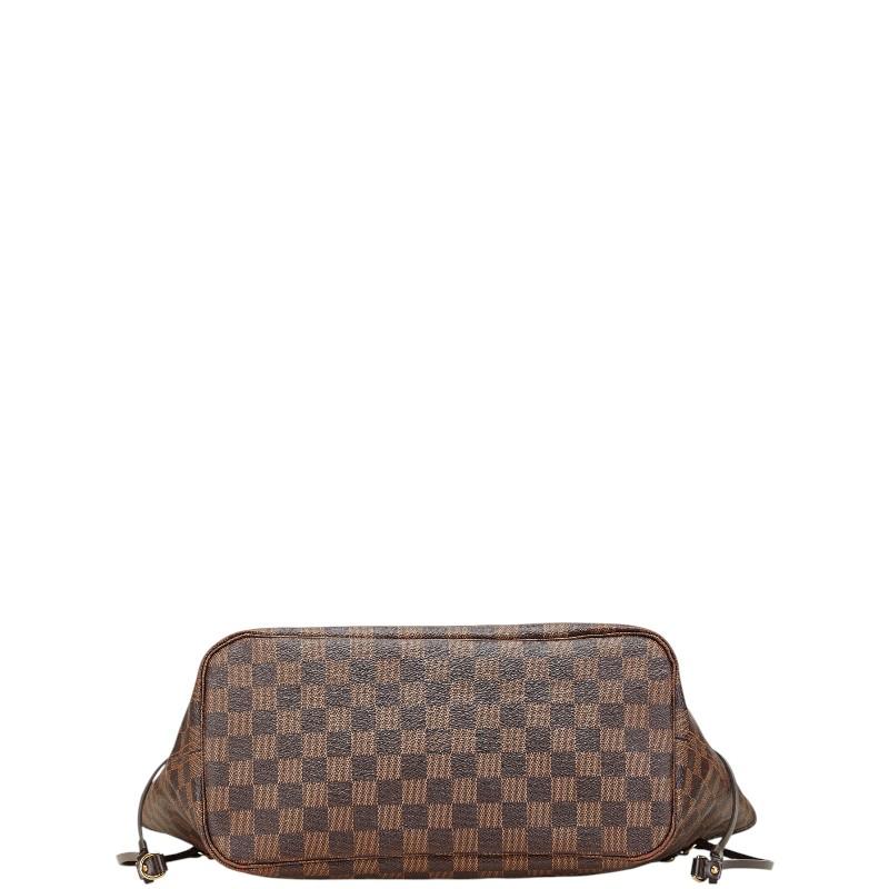 LOUIS VUITTON ルイ ヴィトン ダミエ ネヴァーフルMM トートバッグ ショルダーバッグ N41358 エベヌ ブラウン PVC ...