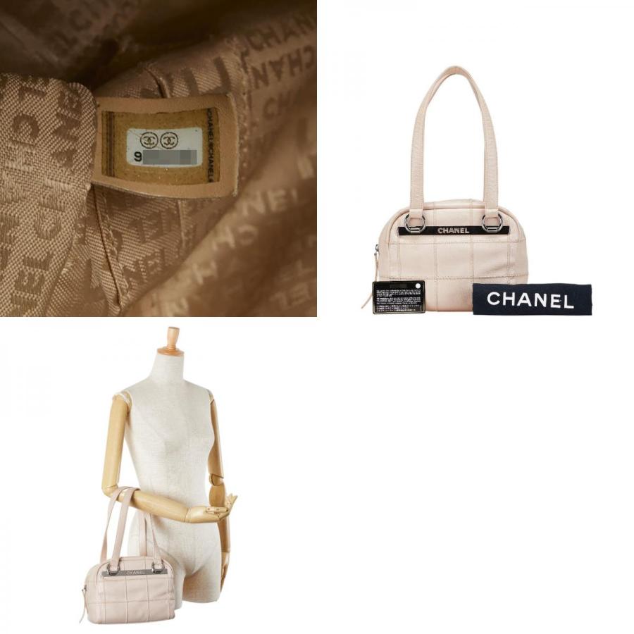 CHANEL シャネル ロゴプレート チョコバー ハンドバッグ ミニ CHANEL シャネル ロゴプレート チョコバー ハンドバッグ ミニ