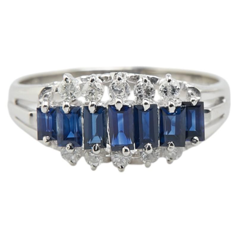 Pt900 プラチナ サファイア0.92ct ダイヤ0.23ct リング 指輪 レディース 12号 中古 : 銀座パリス Yahoo!ショッピング店 - 通販 - Yahoo!ショッピング