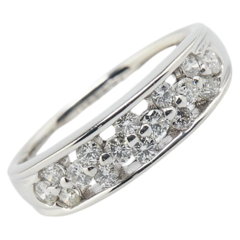 K18WG ホワイトゴールド ダイヤ0.50ct リング 指輪 レディース 12号 中古 : 銀座パリス Yahoo!ショッピング店 - 通販 - Yahoo!ショッピング
