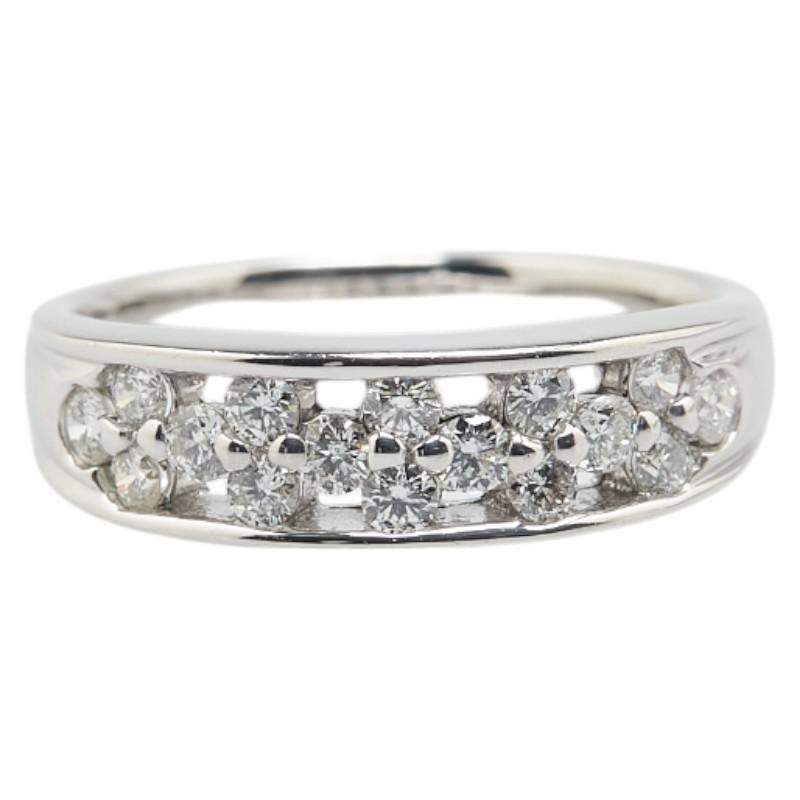K18WG ホワイトゴールド ダイヤ0.50ct リング 指輪 レディース 12号 中古 : 銀座パリス Yahoo!ショッピング店 - 通販 - Yahoo!ショッピング