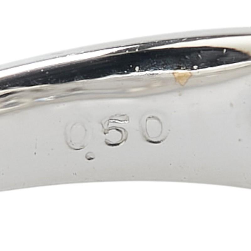 K18WG ホワイトゴールド ダイヤ0.50ct リング 指輪 レディース 12号 中古 : 銀座パリス Yahoo!ショッピング店 - 通販 - Yahoo!ショッピング