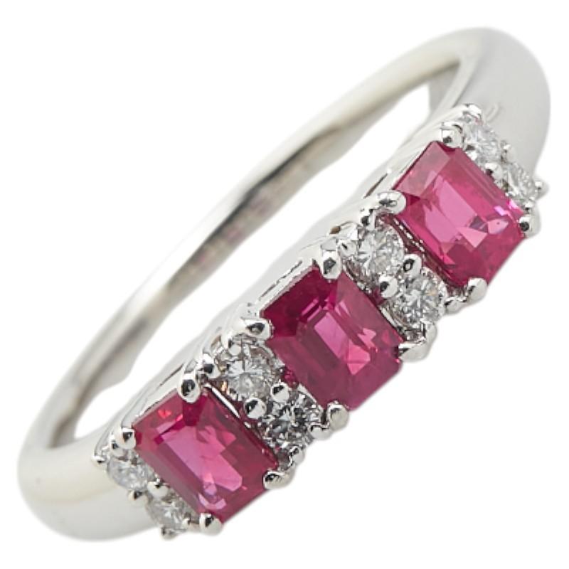 Pt900 プラチナ ルビー1.04ct ダイヤ0.18ct リング 指輪 レディース 11.5号 中古 : 銀座パリス Yahoo!ショッピング店 - 通販 - Yahoo!ショッピング