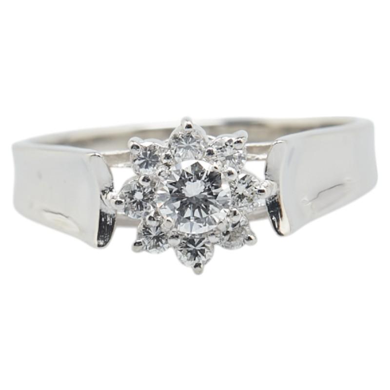 Pt900 プラチナ ダイヤ0.38ct 星の砂 フラワー 花 モチーフ リング 指輪 レディース 12号 中古 : 銀座パリス Yahoo!ショッピング店 - 通販 - Yahoo!ショッピング
