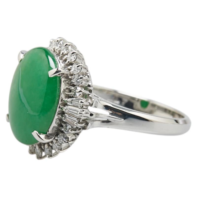 Pt900 プラチナ ヒスイ4.77ct ダイヤ0.42ct リング 指輪 レディース 12.5号 中古 : 銀座パリス Yahoo!ショッピング店 - 通販 - Yahoo!ショッピング