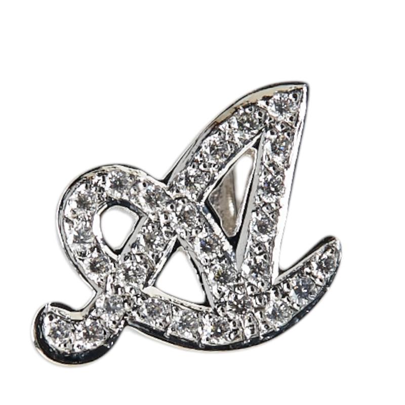 K18WG ホワイトゴールド ダイヤ0.14ct A モチーフ ペンダントトップ レディース 中古 : 銀座パリス Yahoo!ショッピング店 - 通販 - Yahoo!ショッピング