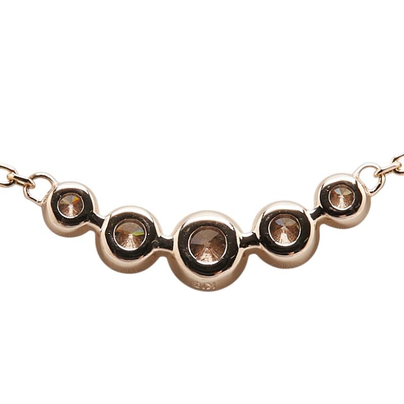 K18PG ピンクゴールド ダイヤ0.15ct ペンダントネックレス レディース 中古 : 銀座パリス Yahoo!ショッピング店 - 通販 - Yahoo!ショッピング