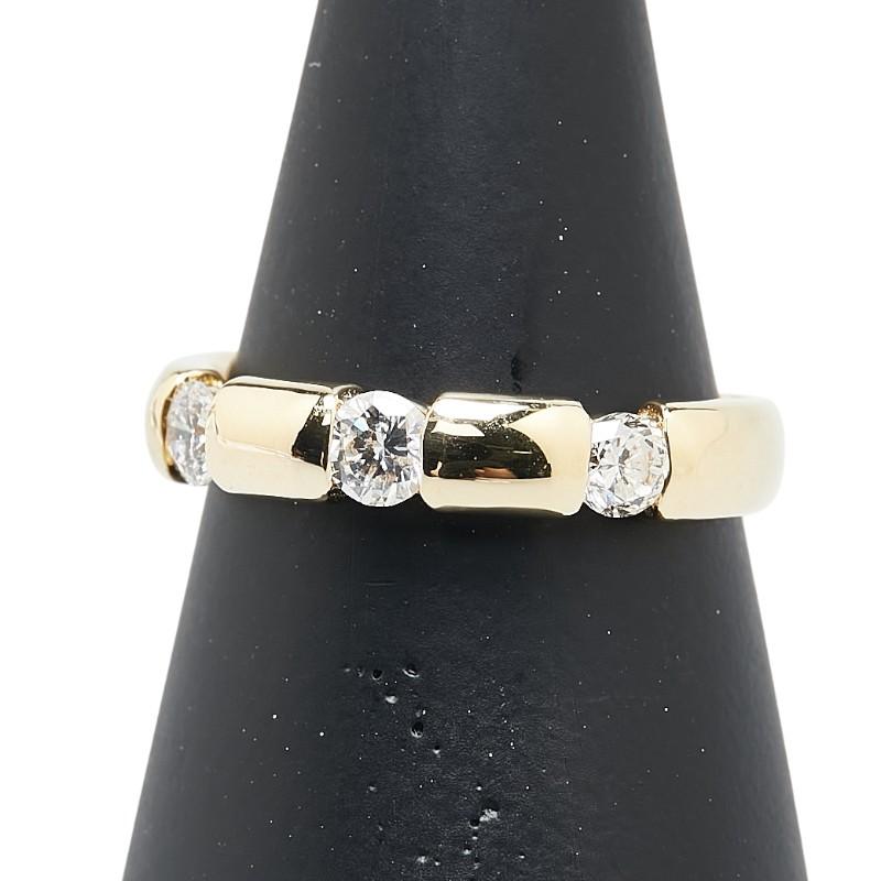 K18YG イエローゴールド ダイヤ0.50ct リング 指輪 レディース 12.5号 中古 : 銀座パリス Yahoo!ショッピング店 - 通販 - Yahoo!ショッピング