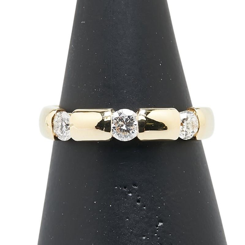 K18YG イエローゴールド ダイヤ0.50ct リング 指輪 レディース 12.5号 中古 : 銀座パリス Yahoo!ショッピング店 - 通販 - Yahoo!ショッピング