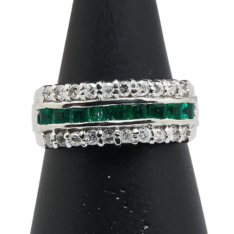 ノーブランド Pt900 プラチナ エメラルド0.55ct ダイヤ0.45ct リング 指輪 レディース no brand 12号 中古 : 銀座パリス Yahoo!ショッピング店 - 通販 ...