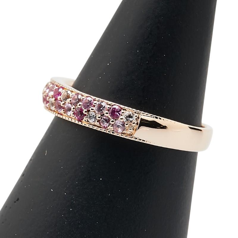 K18PG ピンクゴールド サファイア0.45ct リング 指輪 レディース 11号 中古 : 銀座パリス Yahoo!ショッピング店 - 通販 - Yahoo!ショッピング