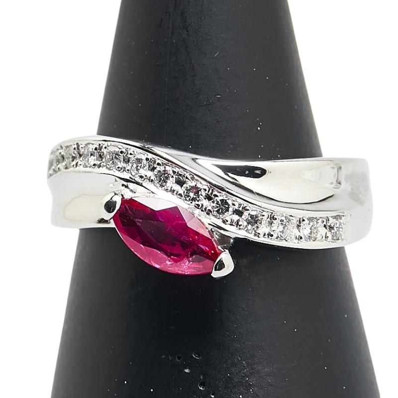 Pt900 プラチナ ルビー0.58ct ダイヤ0.16ct リング 指輪 レディース 10.5号 中古 : 銀座パリス Yahoo!ショッピング店 - 通販 - Yahoo!ショッピング
