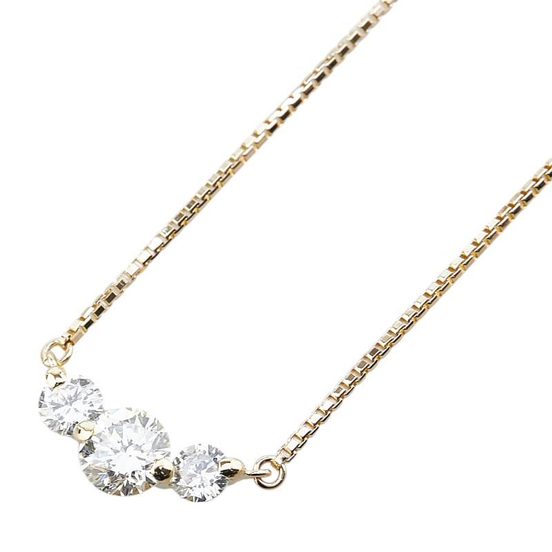 K18YG イエローゴールド ダイヤ1.02ct ペンダントネックレス レディース 中古 : 銀座パリス Yahoo!ショッピング店 - 通販 - Yahoo!ショッピング