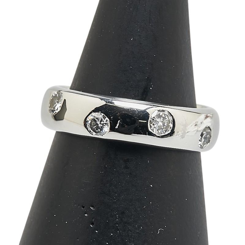 Pt900 プラチナ ダイヤ0.5ct ドッツ リング 指輪 レディース 10.5号 中古 : 銀座パリス Yahoo!ショッピング店 - 通販 - Yahoo!ショッピング
