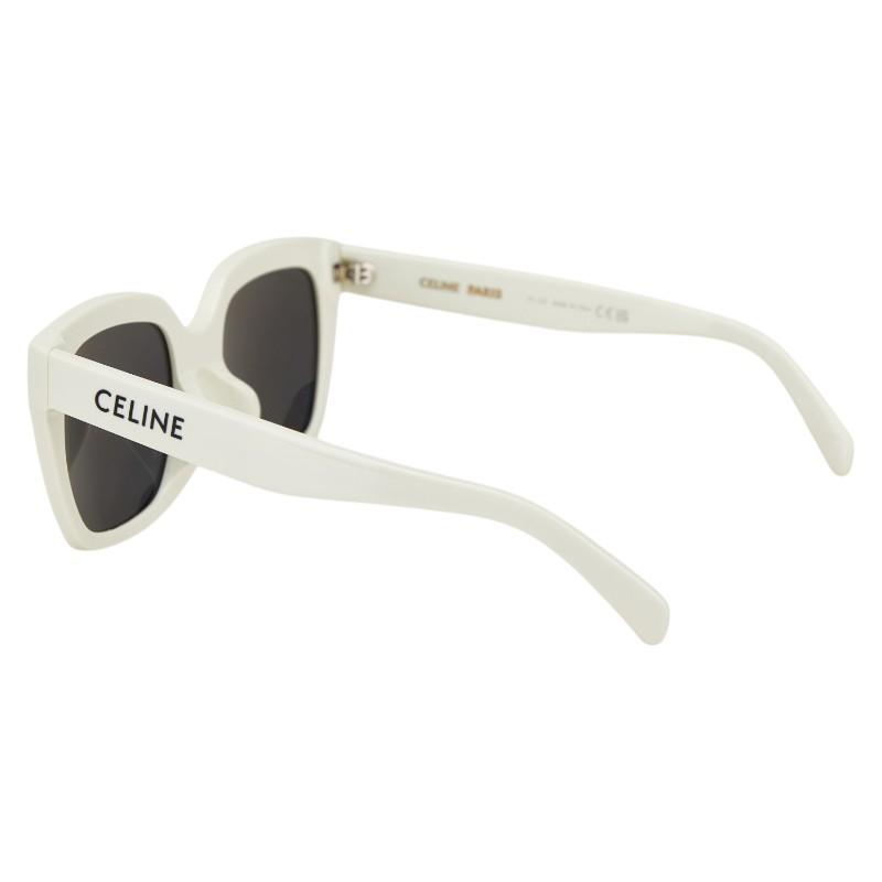 セリーヌ ロゴ サングラス CL40198F ホワイト プラスチック レディース CELINE 【中古】 CELINE（セリーヌ） ロゴ サングラス CL40198F ホワイト プラスチック