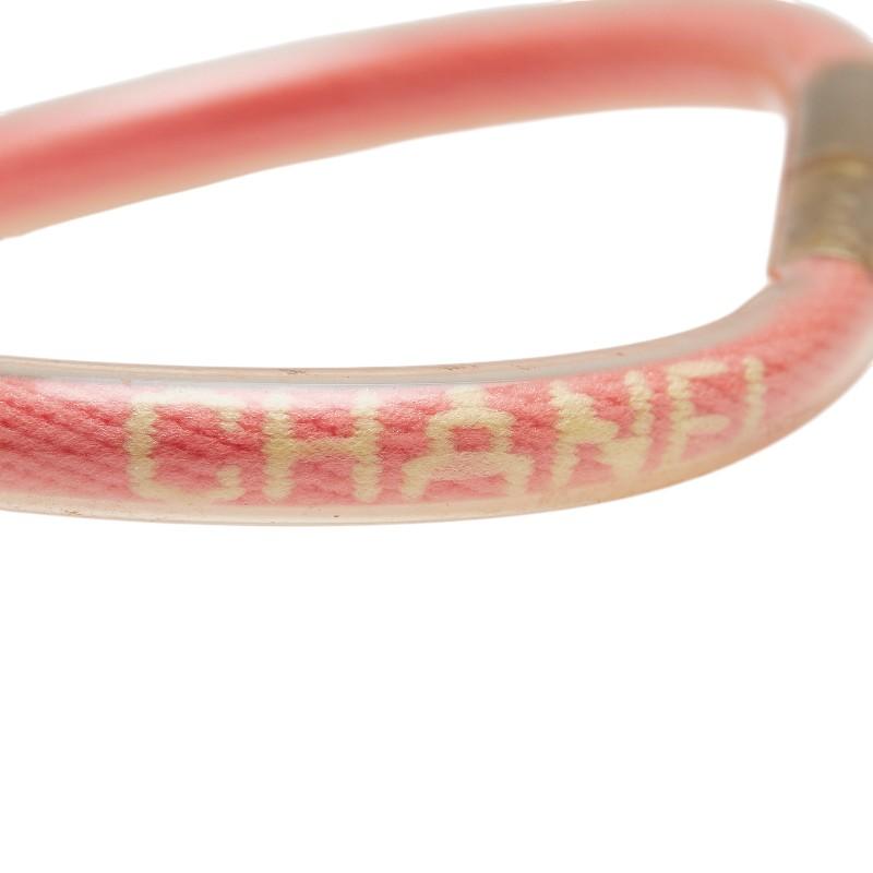 CHANEL（シャネル） スポーツライン ロゴ ブレスレット ピンク クリア