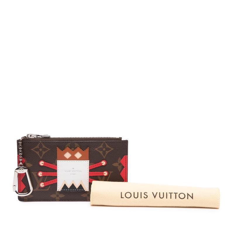 ルイ ヴィトン モノグ ポシェット クレ とライバルマスク ケース キーケース M60213 ブラウン ホワイト LOUIS VUITTON 【中古】 LOUIS VUITTON（ルイ・ヴィトン） ルイ ヴィトン モノグ ポシェット