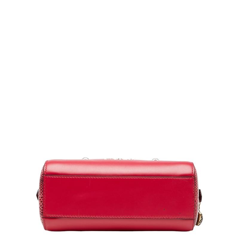 ブルガリ セルペンティ スカリエ ハンドバッグ ショルダーバッグ 2WAY ピンク レザー レディース BVLGARI 【中古】 BVLGARI（ブルガリ） セルペンティ スカリエ ハンドバッグ ショルダー