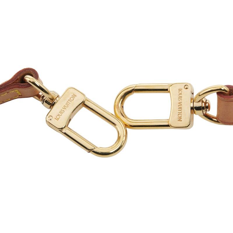 ルイ ヴィトン ショルダーストラップ ブラウン ゴールド レザー メッキ レディース LOUIS VUITTON 【中古】 LOUIS VUITTON（ルイ・ヴィトン） ルイ ヴィトン ショルダーストラップ