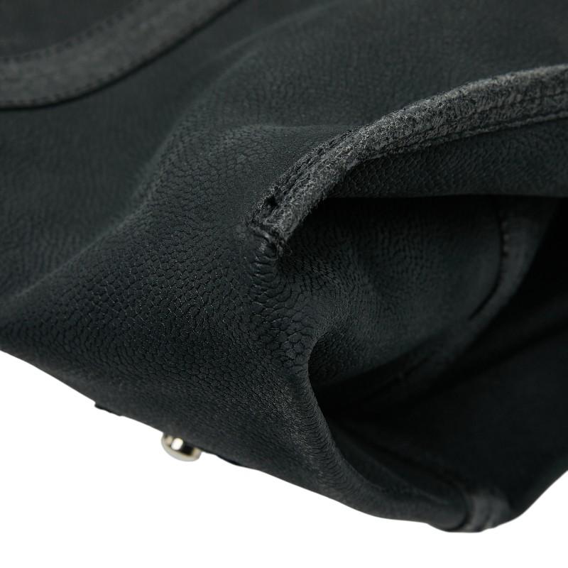 CHANEL（シャネル） カメリア チェーントートバッグ ブラック グリーン